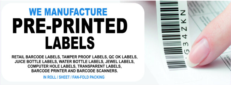 Fast Blank & Custom Label Printing | Trridev Labelss